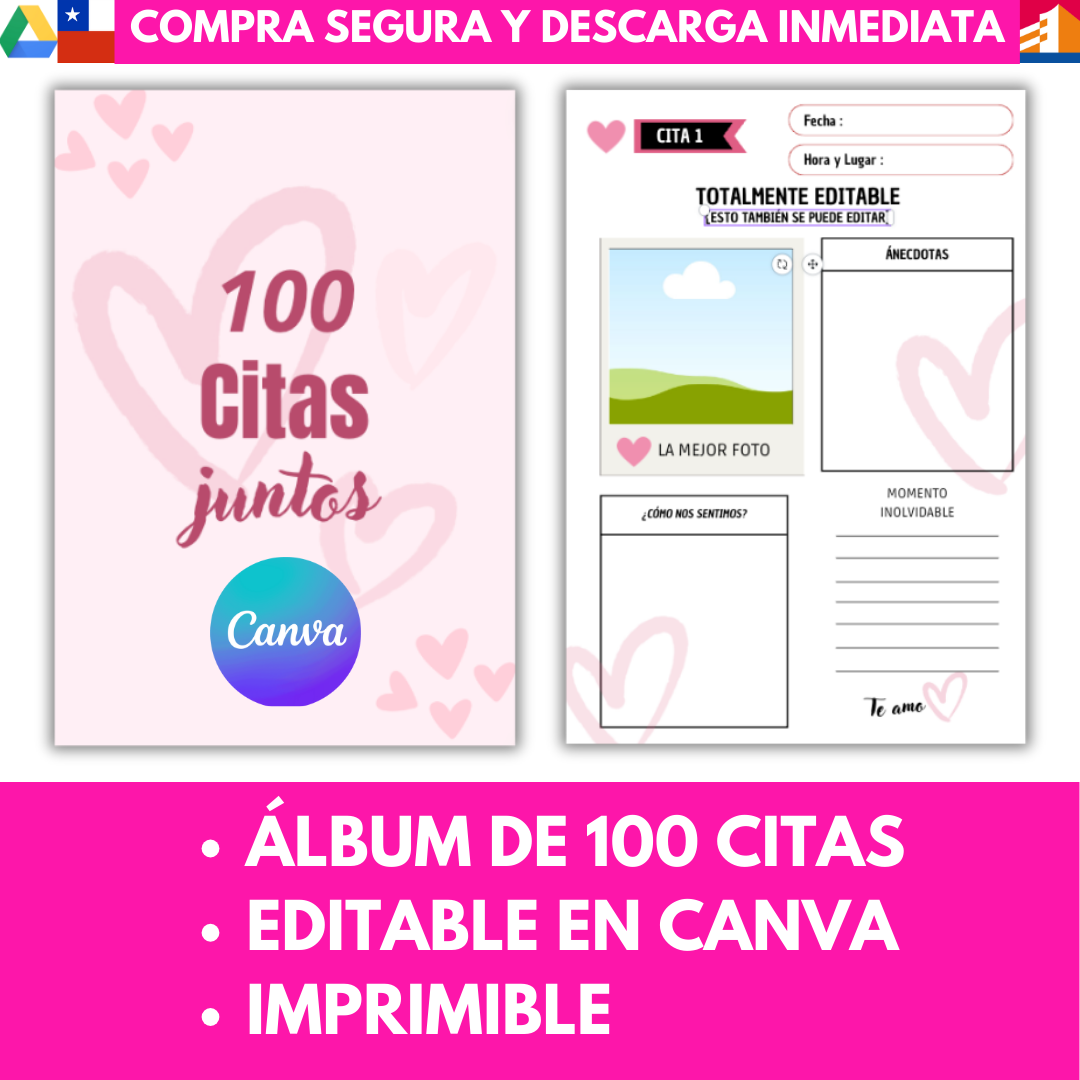 Álbum 100 Citas Juntos – Salva tu PAES